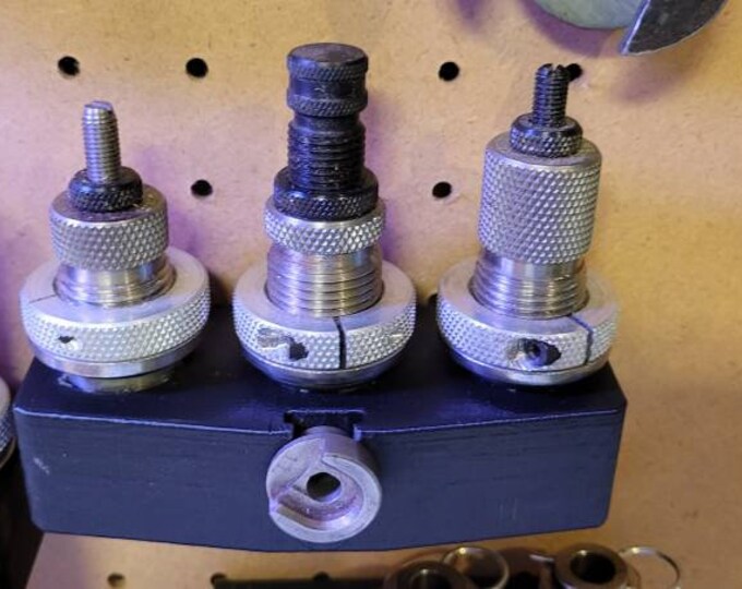 3 Die, Reloading Die Holder With Shell Holder Slot - Etsy