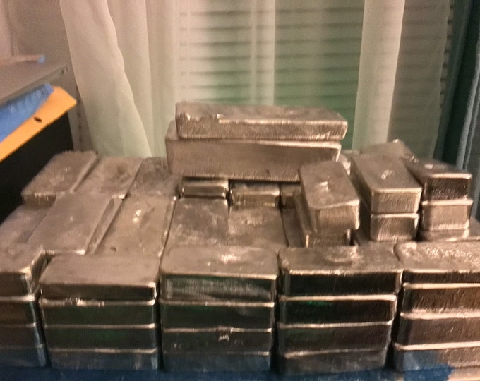 1 Lbs of Tin Ingots, Medium or Large Sizes, Great for Arts, Crafts ...