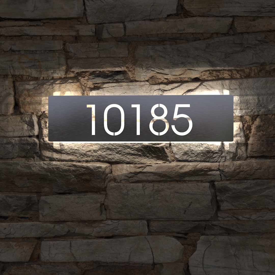 House Number Sign,metal Address Sign,address Plaque,home Number Sign ...