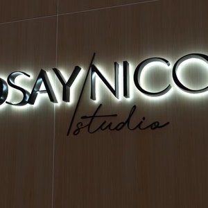 Stainless Steel Sign,illuminated Logo Sign,channel Letters,business ...