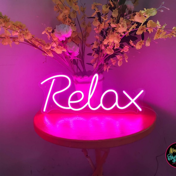 Relax Sign - Etsy