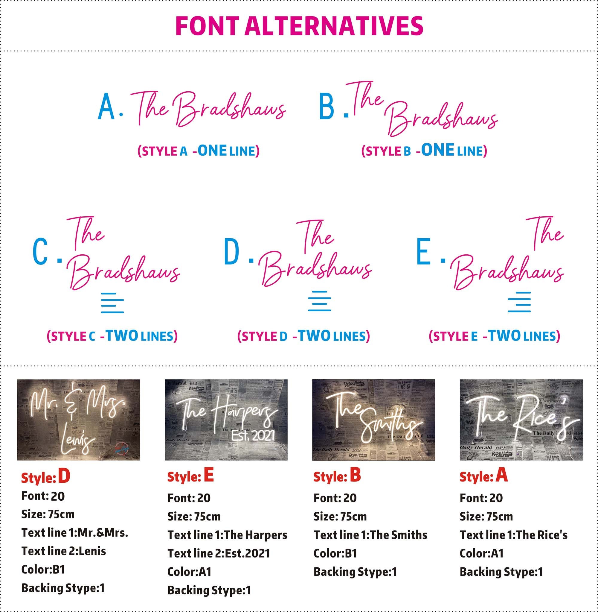 Custom Wedding Neon Signcustom Name Neon Signeaster | Etsy