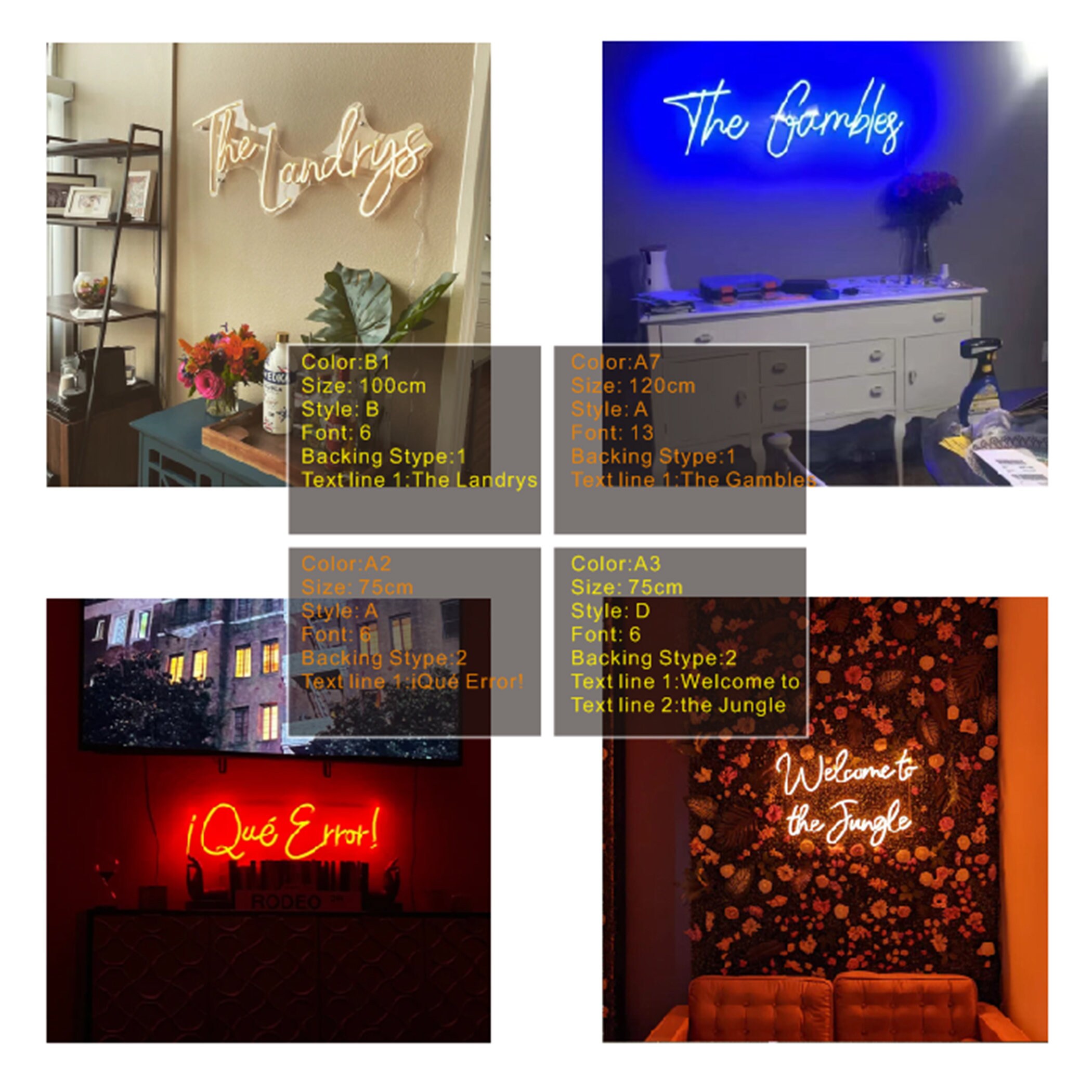 Custom Handmade Neon DIY Your Name Neon Sign Birthday Party | Etsy