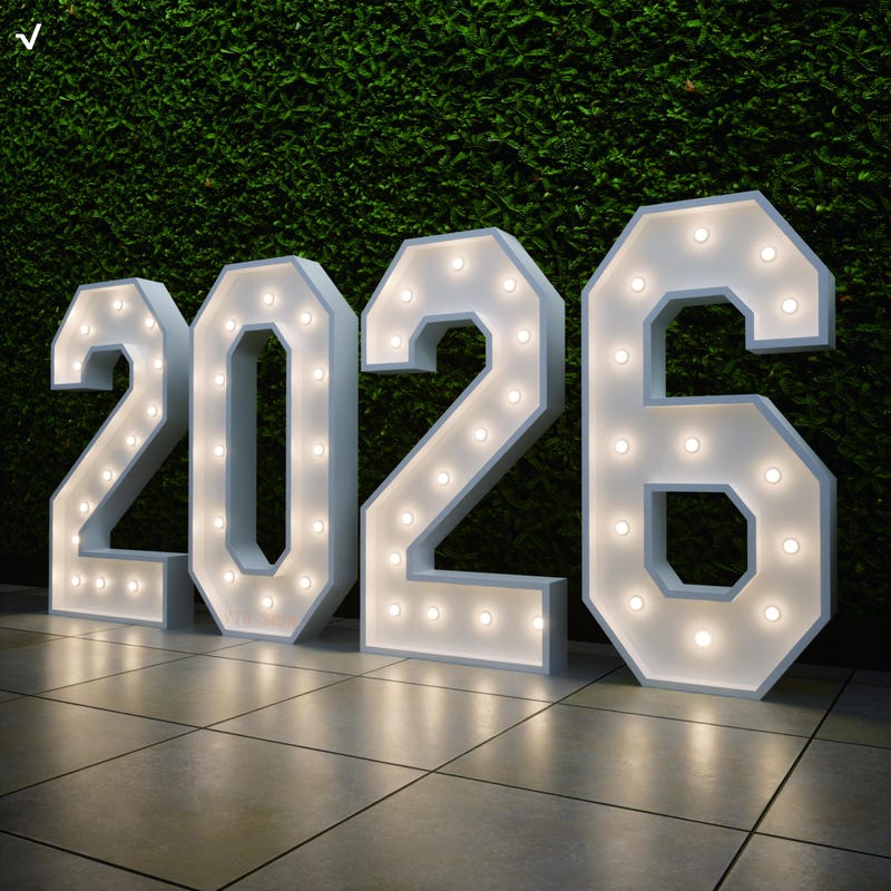 Light up Numbers - Etsy