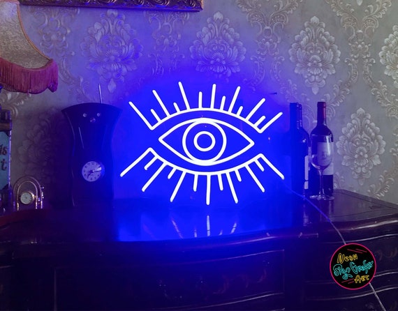 Evil Eye Neon Signscreative Neon Signsgame Neonhome Decor | Etsy