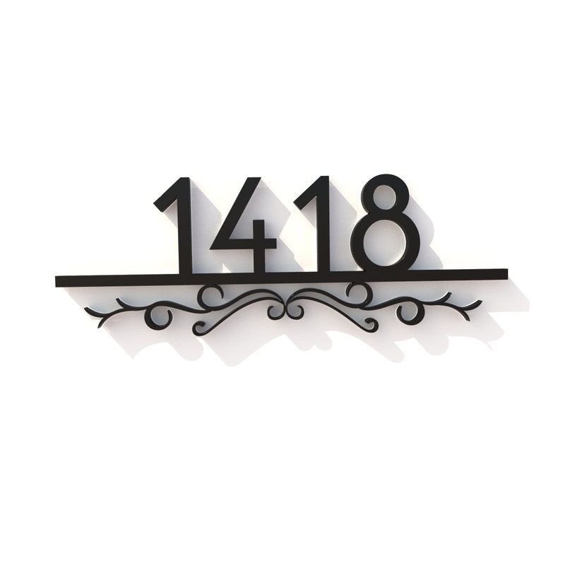 Metal Address Number - Etsy