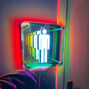 Toilet LED Sign,edge-lit,pub House Vintage Bathroom Sign,restroom Door ...