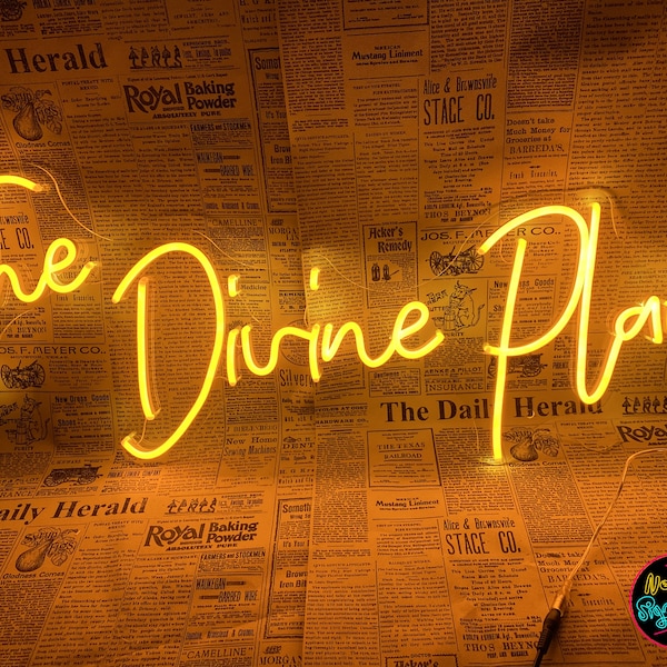 Comic Lighted Sign - Etsy