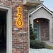 House Number Sign,moder Metal Backlight House Number Sign,outdoor ...