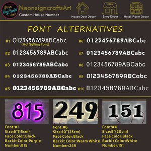 Outdoor House Number Sign,modern Metal Hotel Room Sign,personalized ...