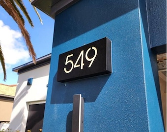 Modern Metal House Number Hotel Room Numbers Sign Custom - Etsy