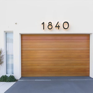 4” to 16” LED House Number, Moder Metal Illuminated Digital House ...