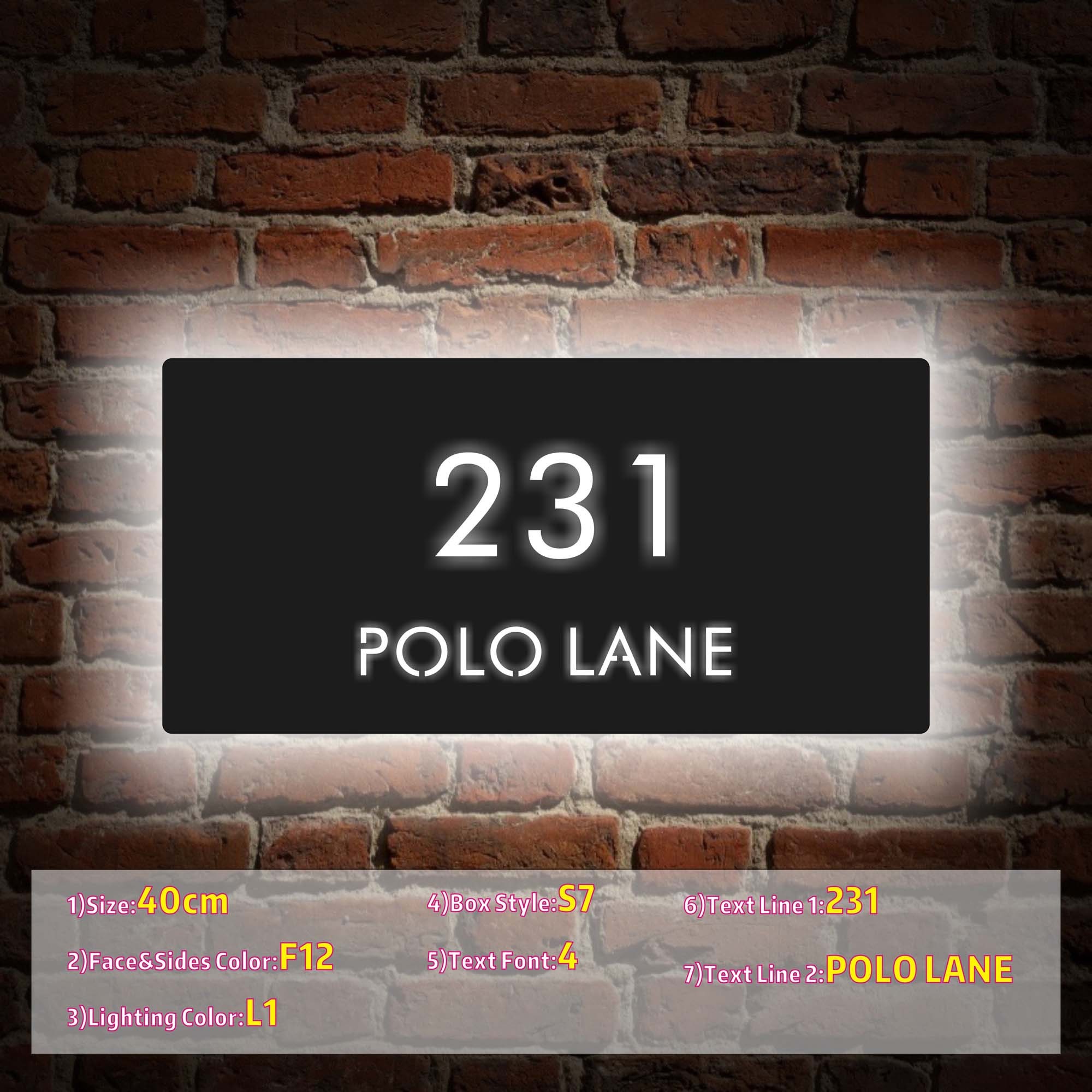 Custom House Number Signled Number Boxpersonalized Address - Etsy Australia