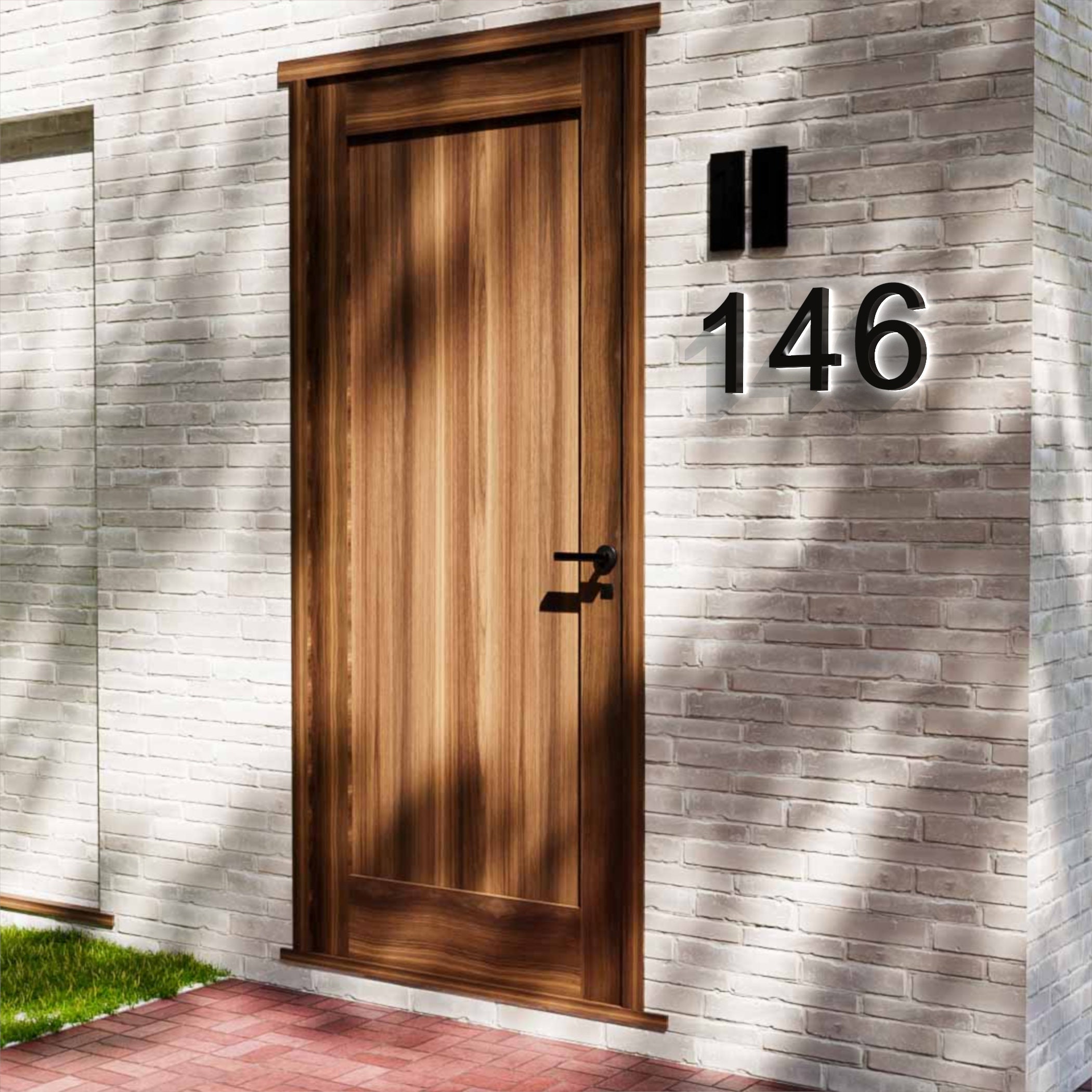 Modern Metal House Number Hotel Room Numbers Sign Custom - Etsy Australia