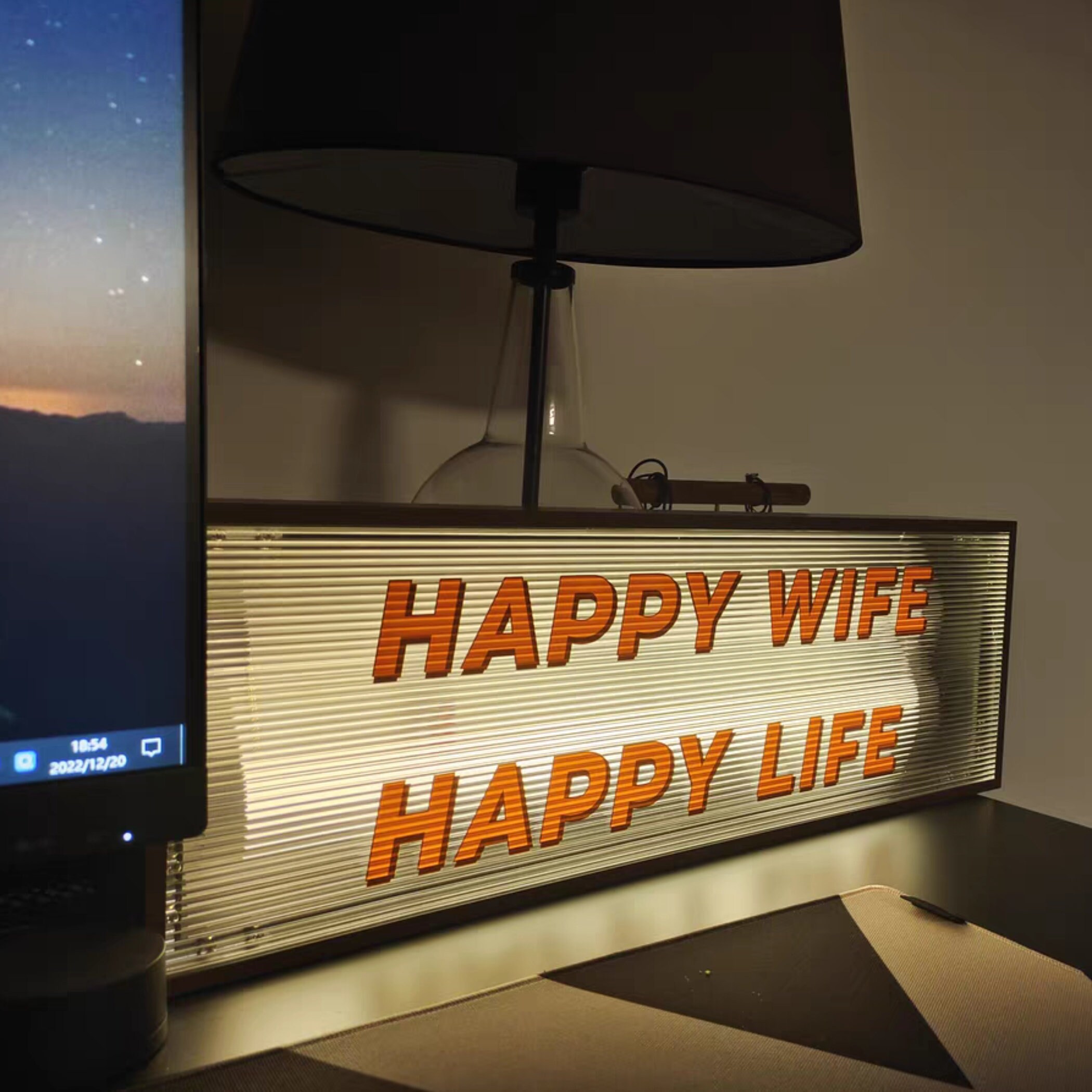 Modern Metal Corrugated Acrylic Light Box,personalized Shop Door Decor ...