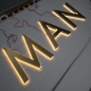 Custom Store Advertising Door Sign,metal Backlight Letter,3d Led Sign ...