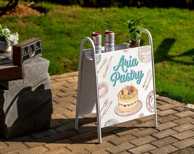 2-sided Custom Chalkboard Sandwich Board A-frame Sidewalk Sign Event ...