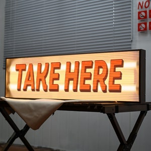 Modern Metal Corrugated Acrylic Light Sign,custom Advertising Light Box ...