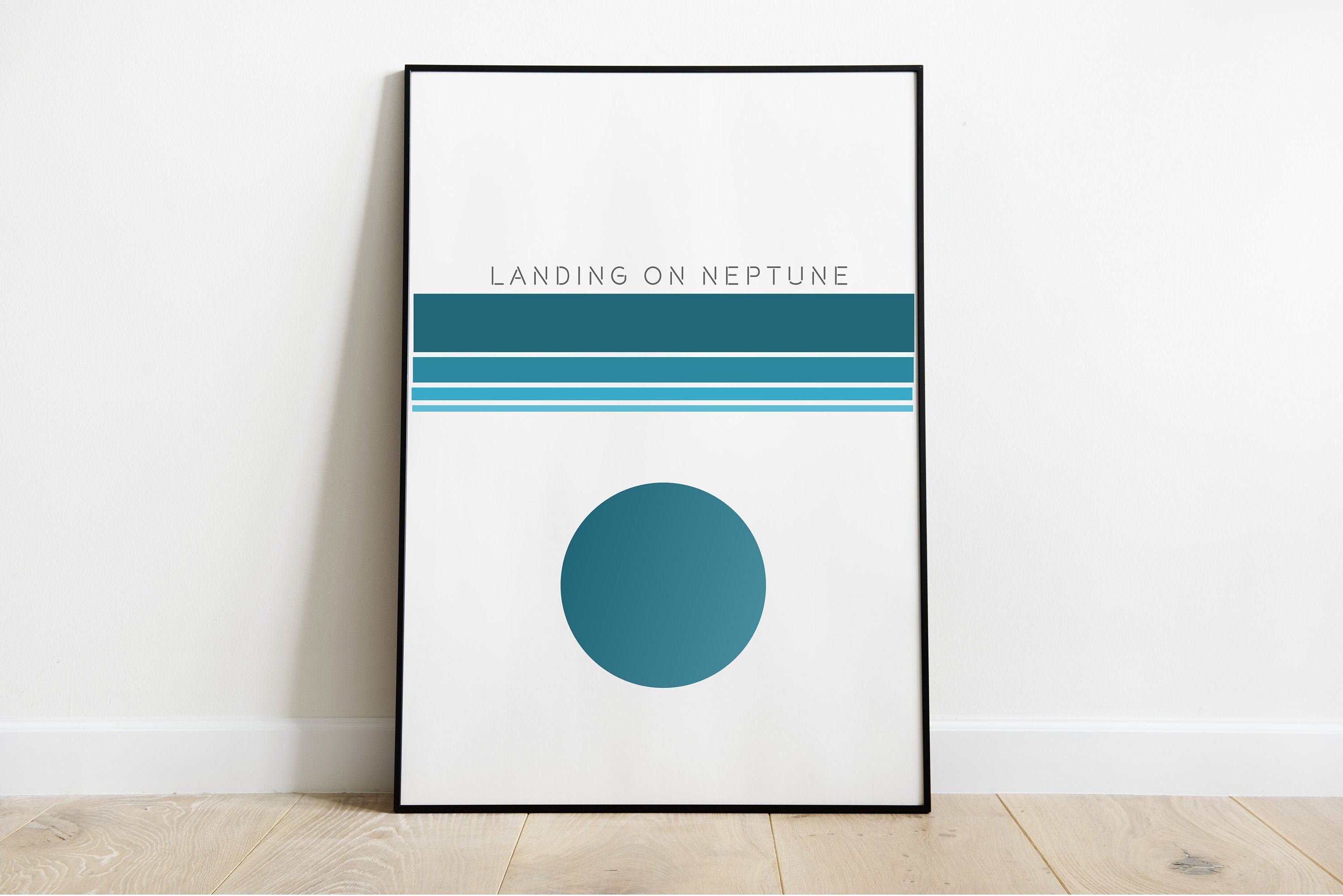 Neptune planet Neptune art Neptune gift Space wall art | Etsy