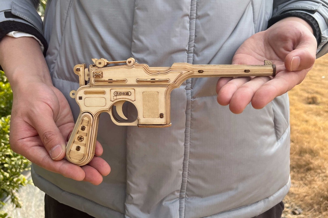 Buy Mauser Military Pistol Wooden Model Kit Mauser Pistol 3D Online in ...