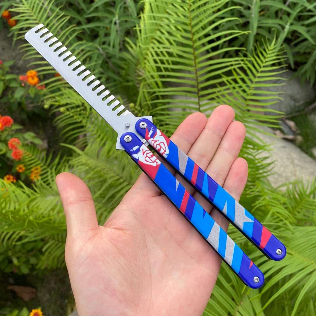 Yoru Comb Stainless Steel Yoru Balisong Comb High-quality - Etsy