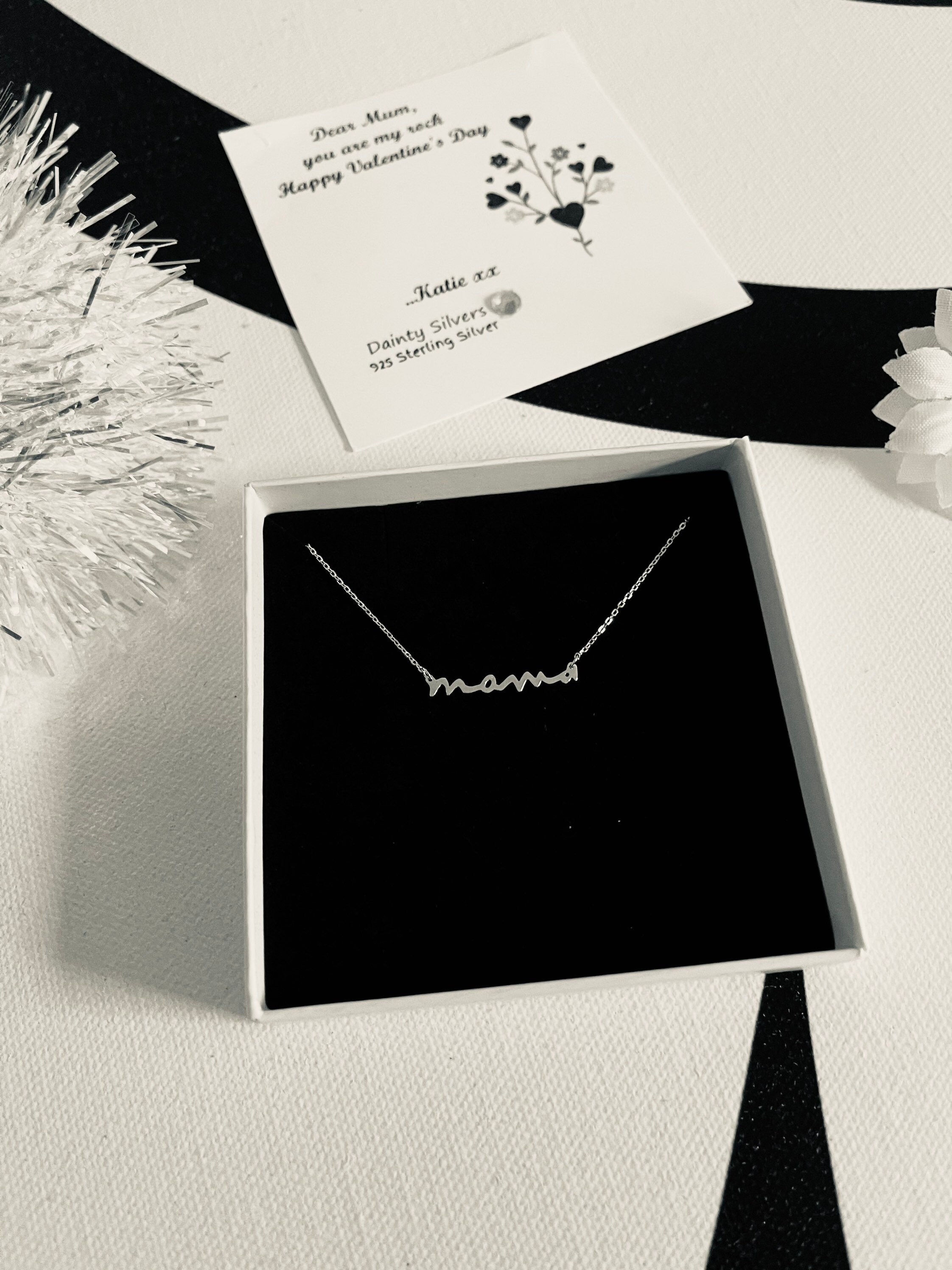 Sterling Silver Name Necklace 14K Gold Chain Custom Name | Etsy