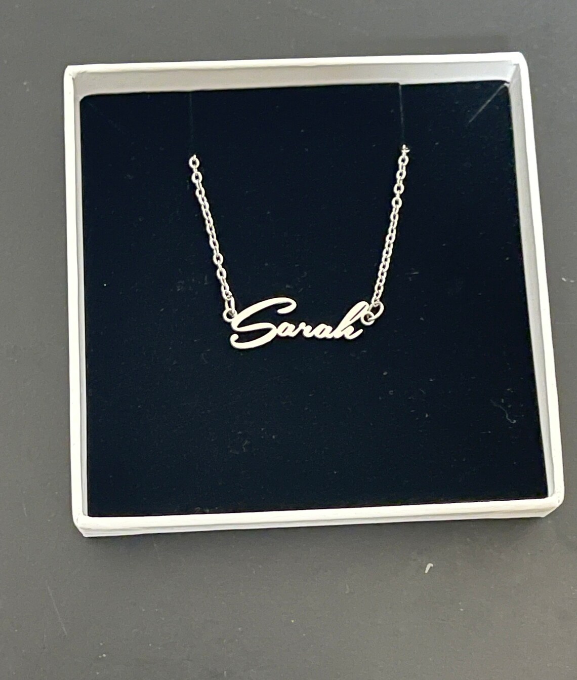 Personalized Name Necklace Sterling Silver Chain Dainty - Etsy