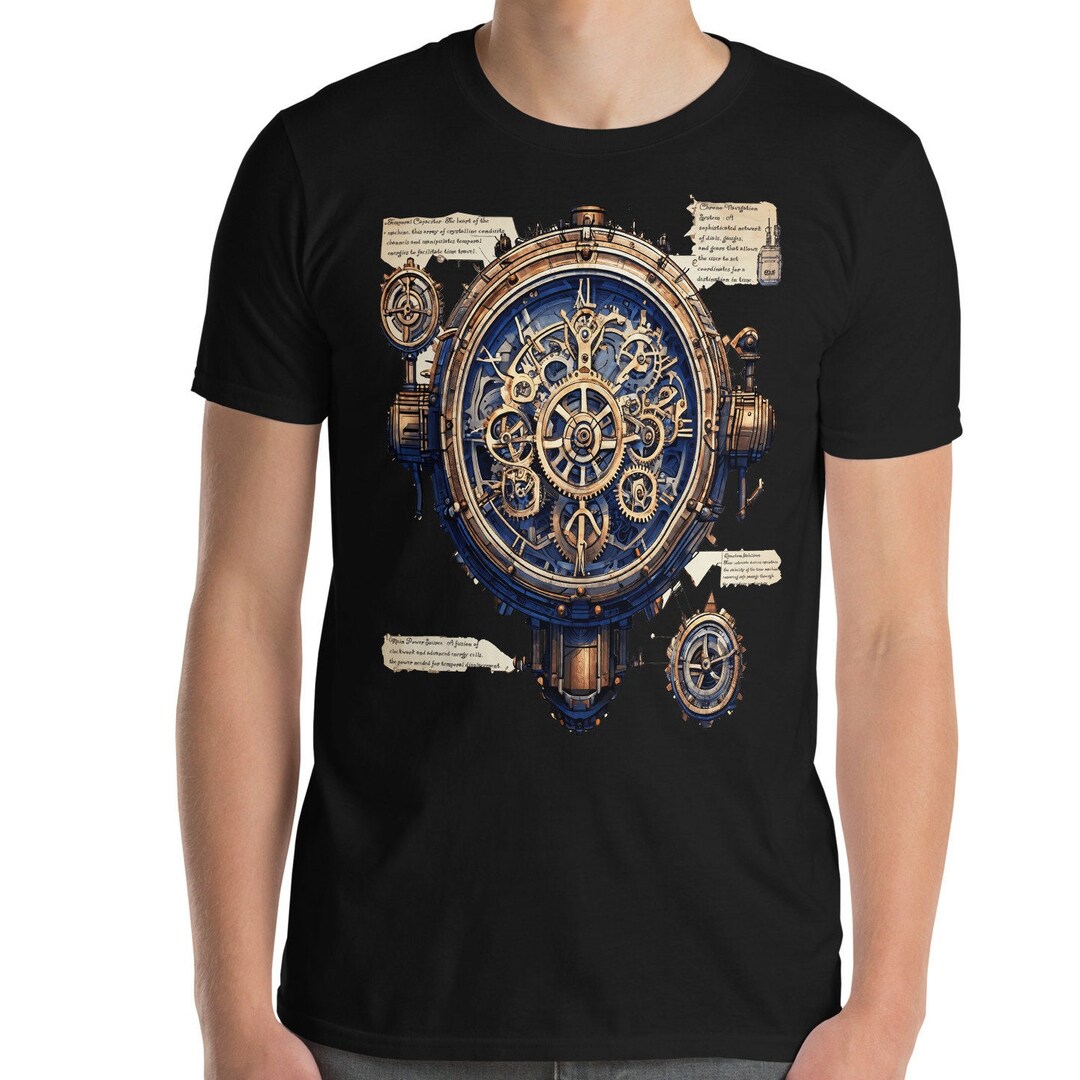 Time Travel Blueprint T-shirt - Etsy