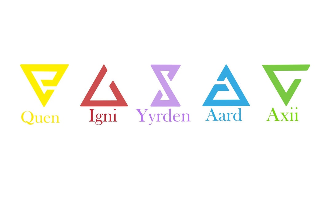 Witcher Symbol Stickers - Etsy