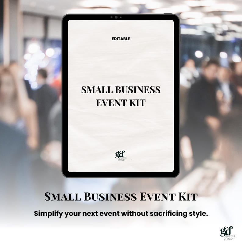 Small Business Event Kit – Planning Templates for Launches, Open Days ...
