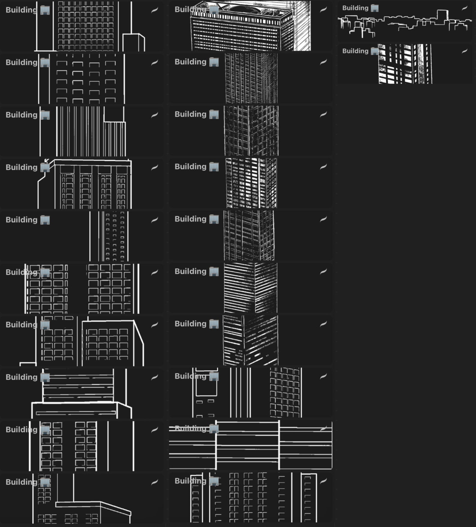 Anime Building Brush Pack for Procreate - Etsy