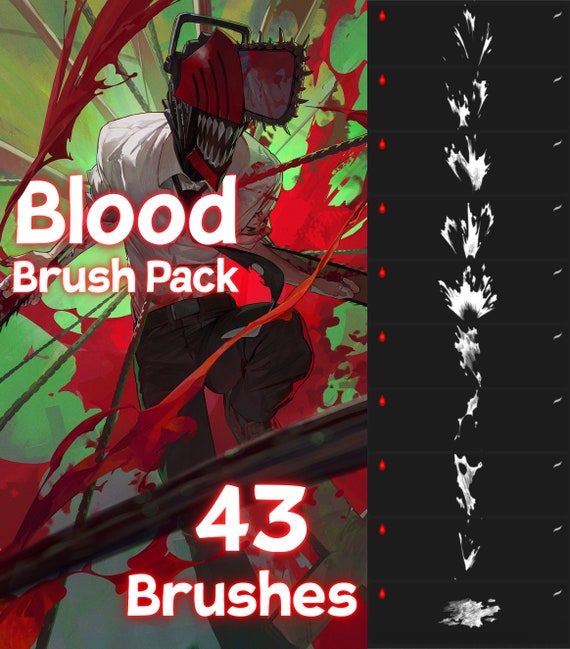Anime Blood Splatter