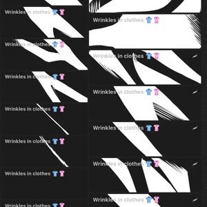 Anime Clothes Folds Brush Pack for Procreate! - Etsy