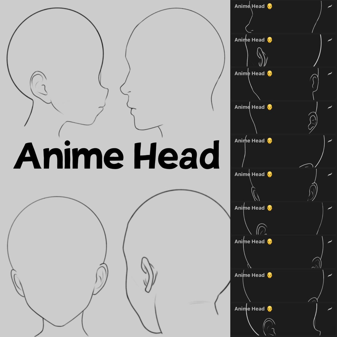 Anime Head Template
