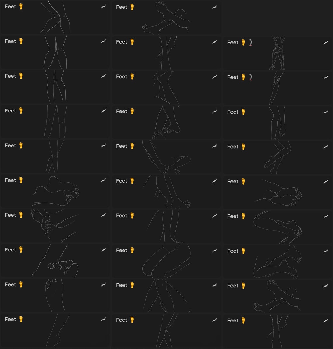 Anime Feet Base Pack for Procreate - Etsy