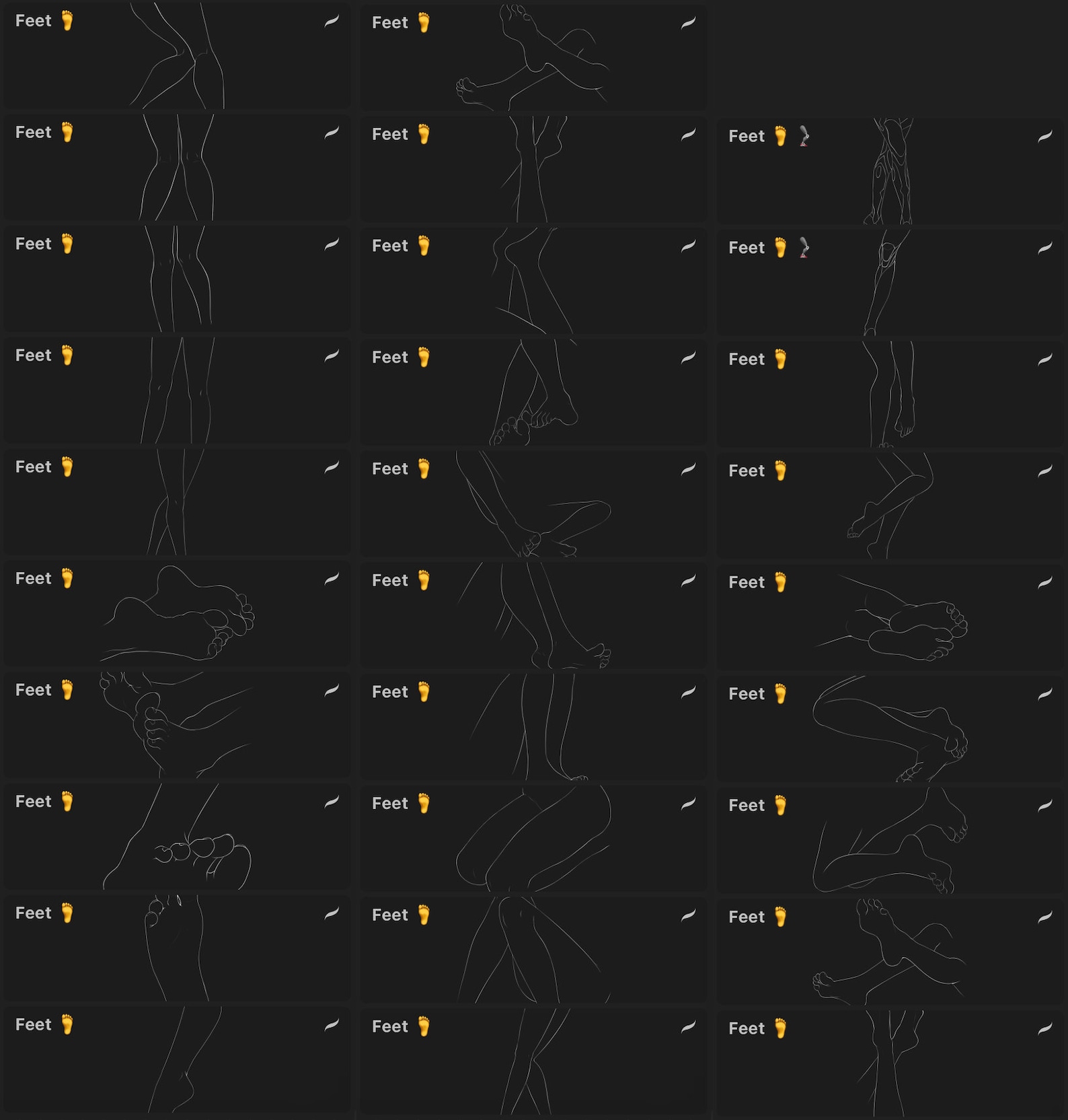 Anime Feet Base Pack for Procreate - Etsy