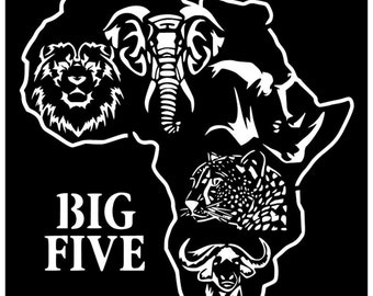 Big Five Svg - Etsy Ireland