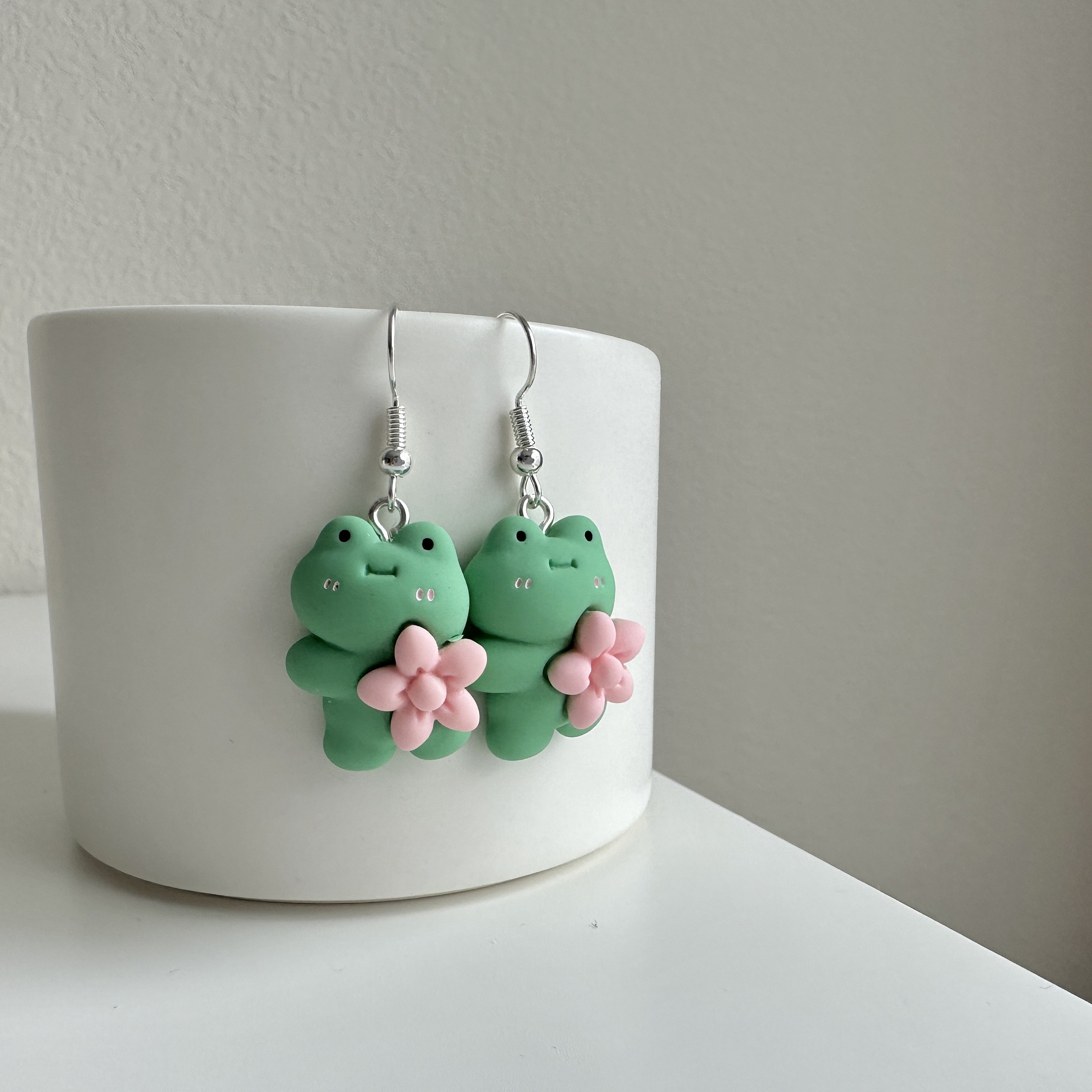 Cute Resin Frog Earrings, Frog Jewelry, Frog Gift - Etsy