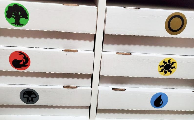 Magic the Gathering Mana Stickers / Decals Individual | Etsy