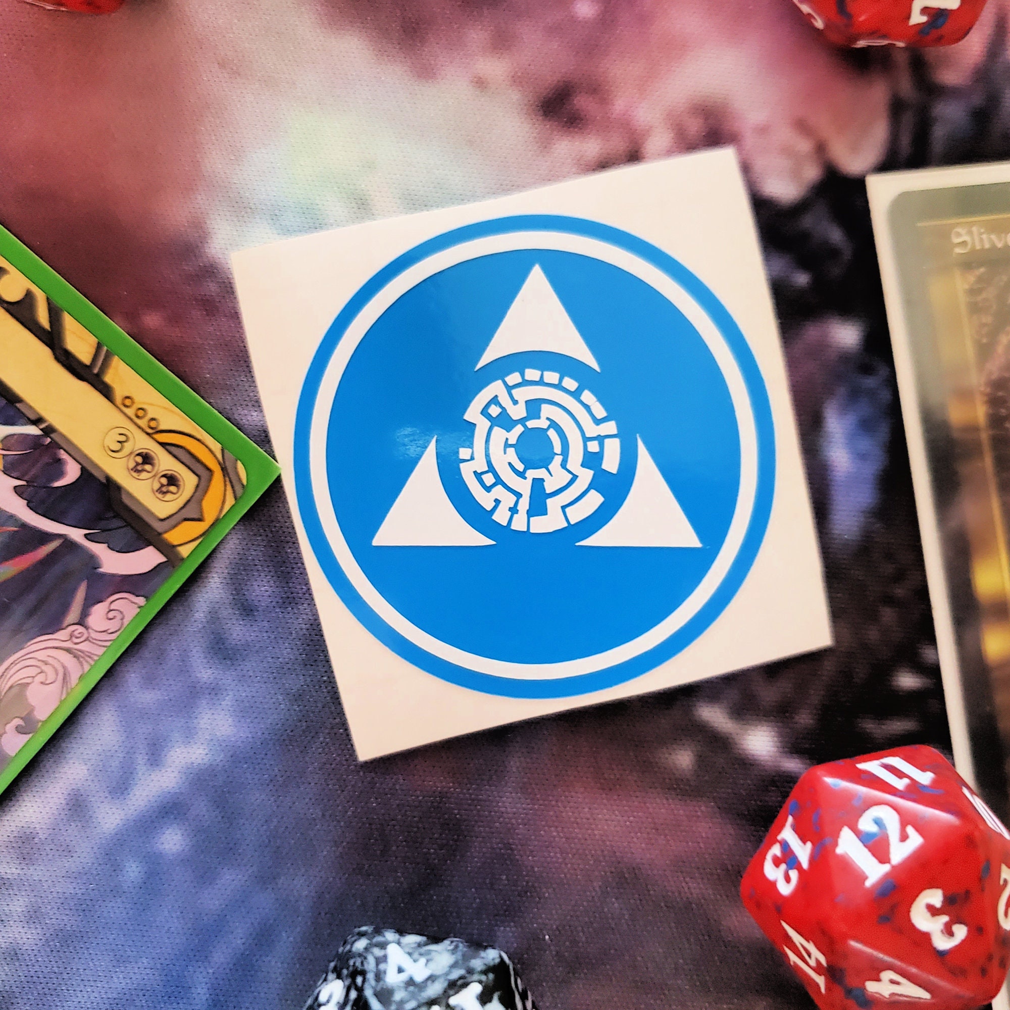 Azorius MTG Guild Symbol Sticker - Etsy UK