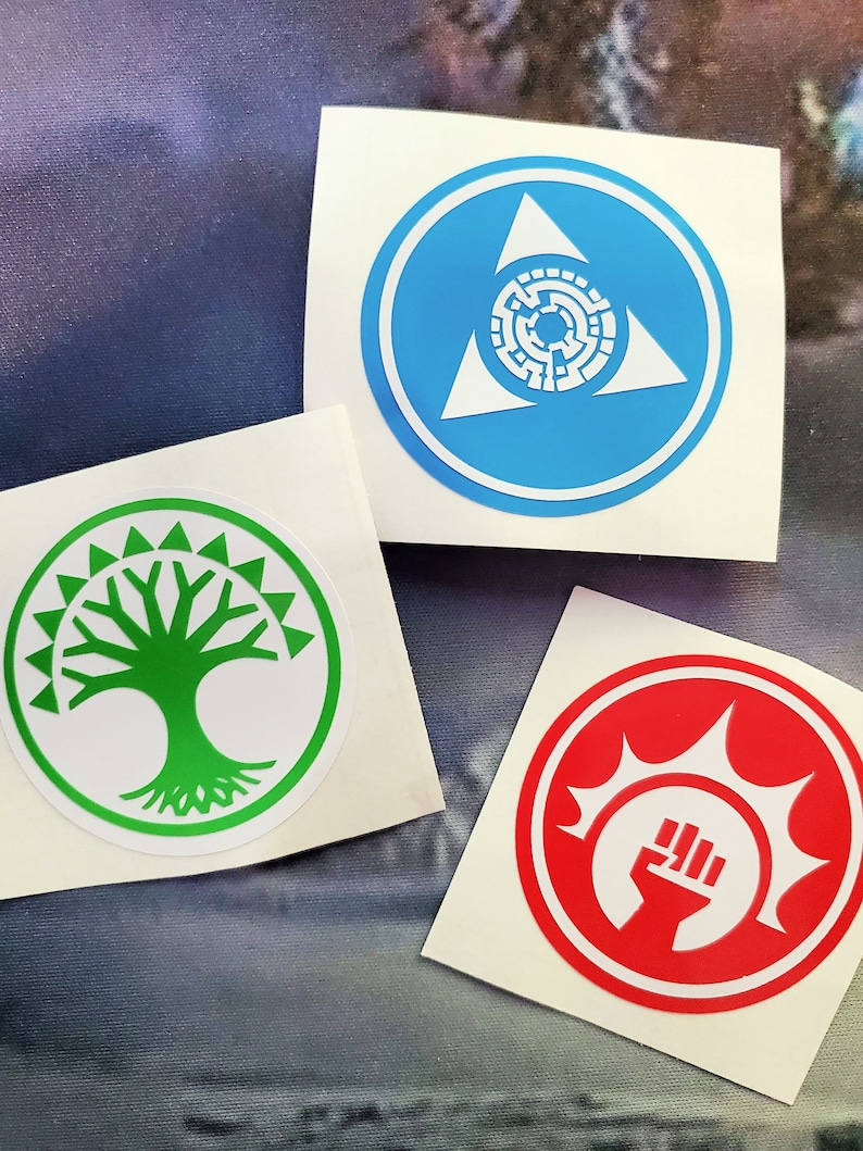 Mana & Guild Symbols MTG Decal/stickers Collection - Etsy