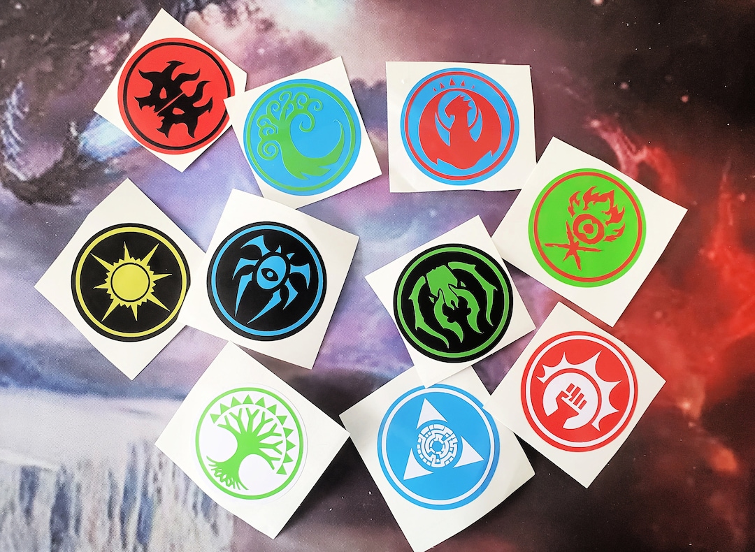 Guild MTG Symbol Stickers / Decals - Individual - Etsy