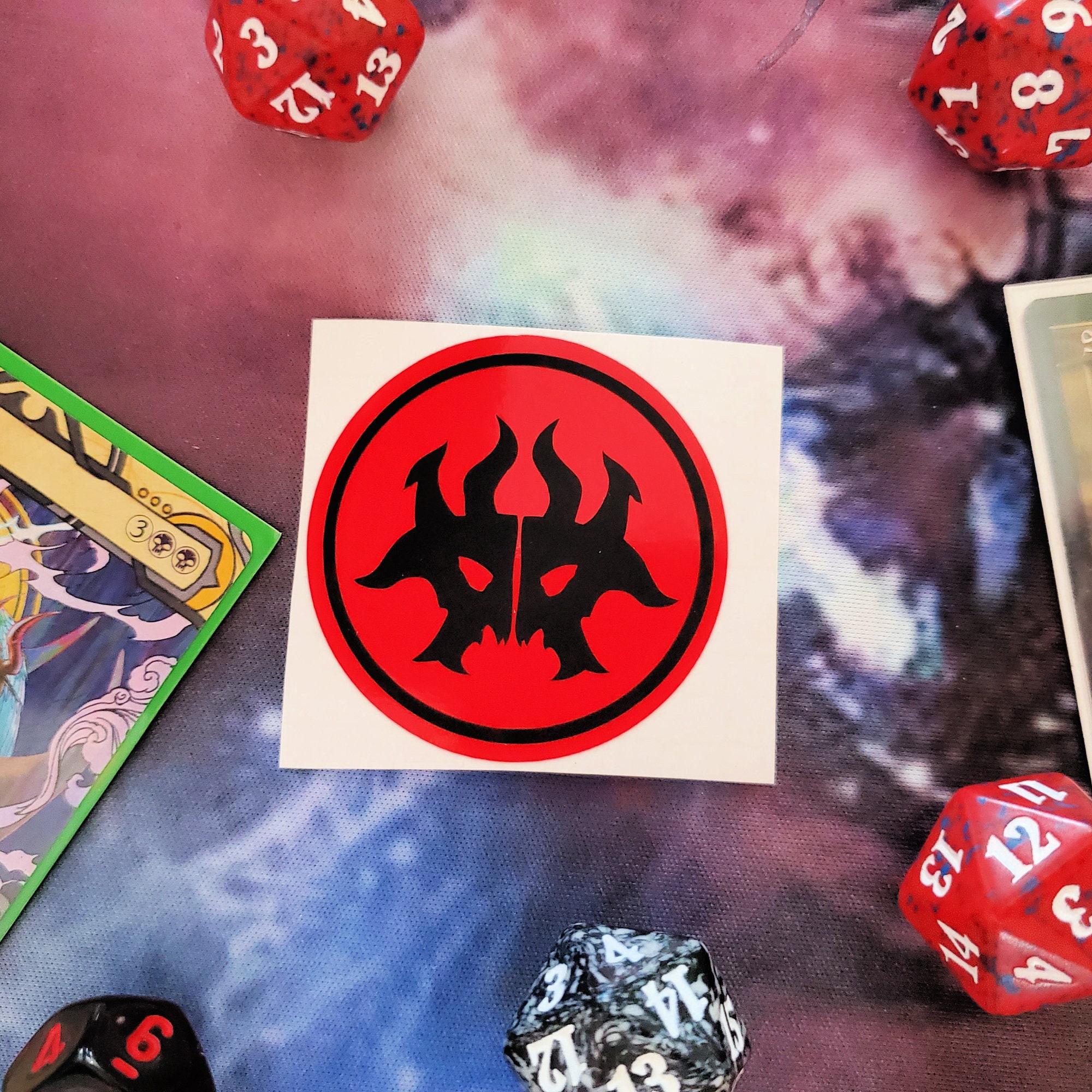 Rakdos MTG Guild Symbol Sticker - Etsy