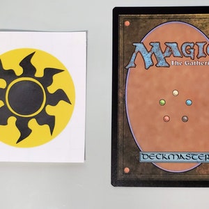 Magic the Gathering Mana Stickers / Decals - Individual - Etsy
