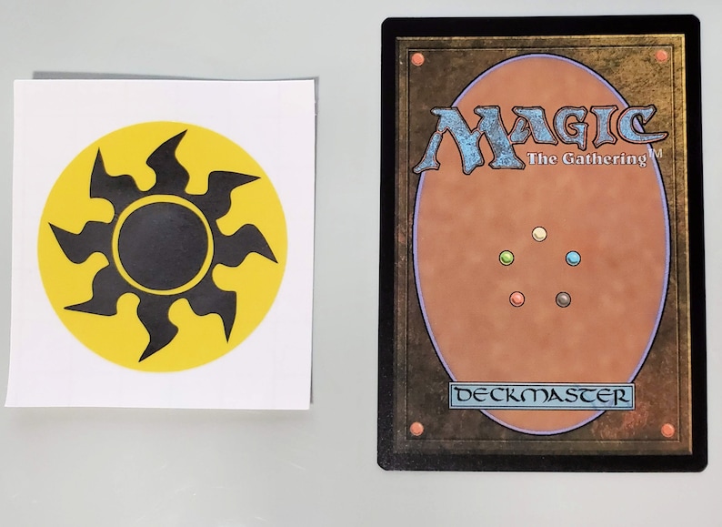 Magic the Gathering Mana Stickers / Decals Individual | Etsy