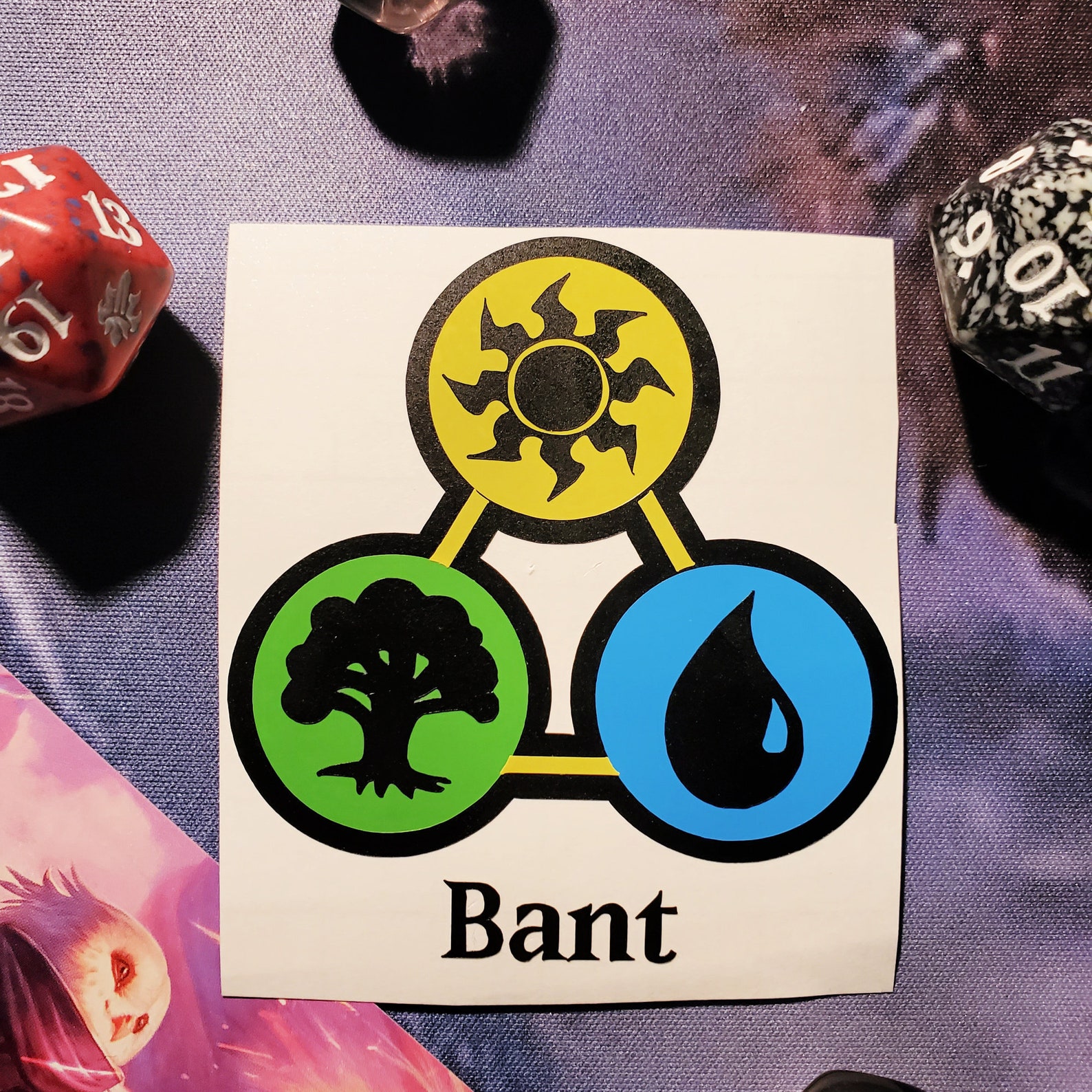 Bant MTG Tri-color Decal - Etsy