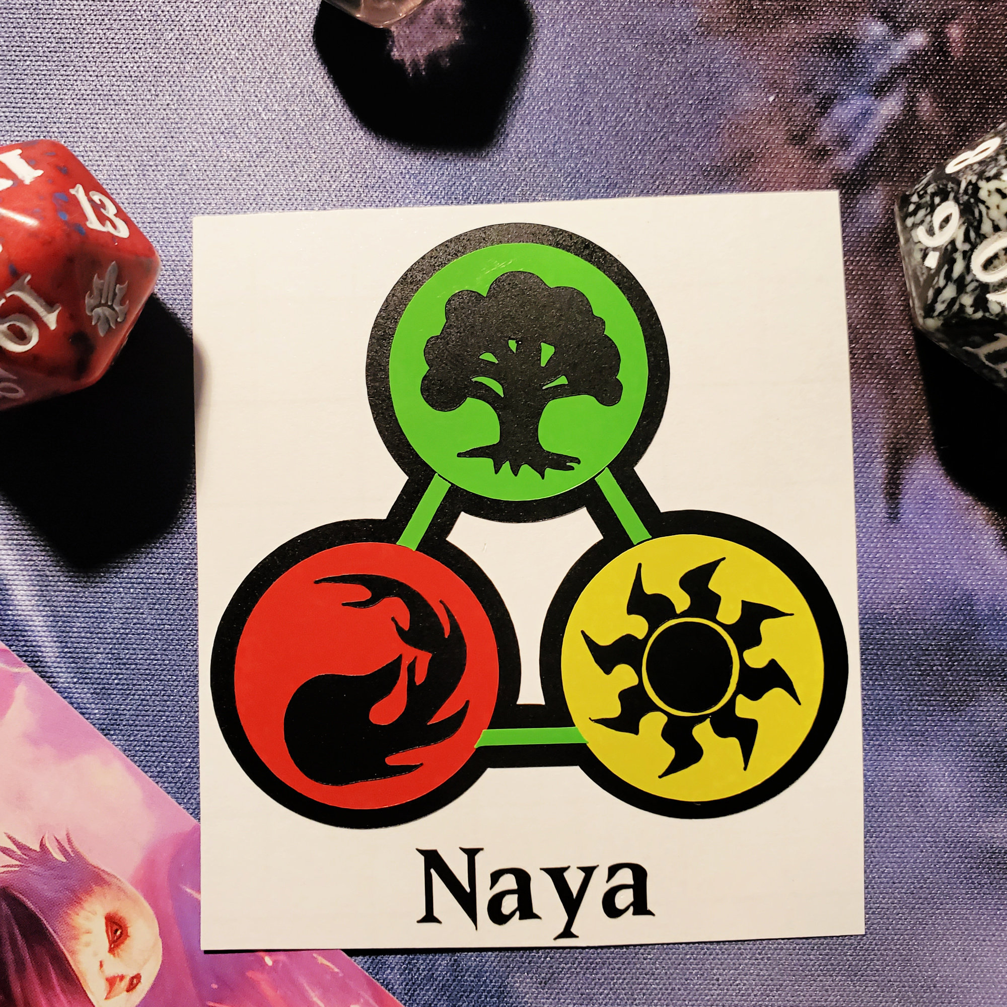 Tri-color MTG Decals - Etsy