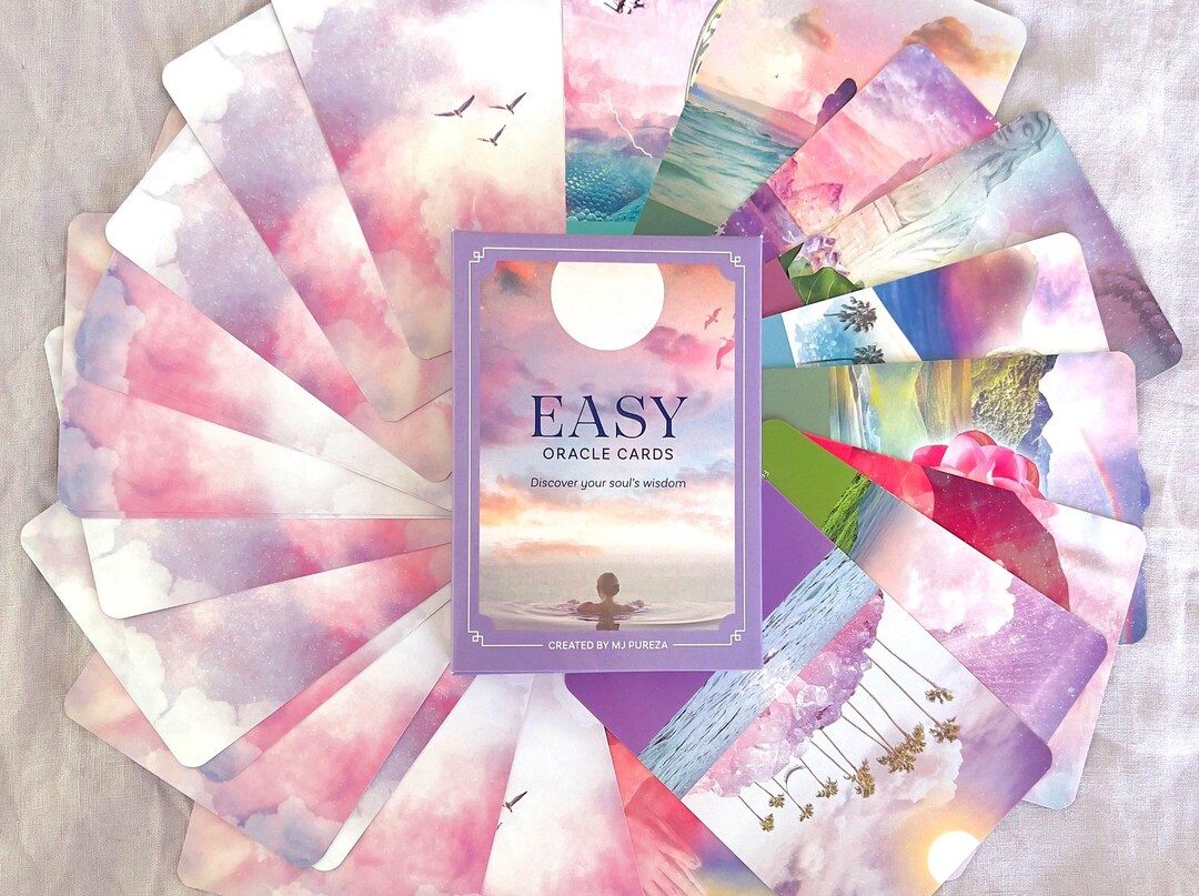 Easy Oracle Cards Deck | Reiki Infused Intuitive Guidance for Beginners ...