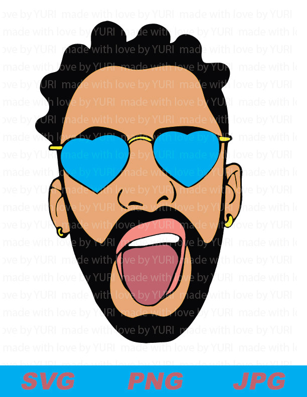 Bad Bunny SVG - Etsy