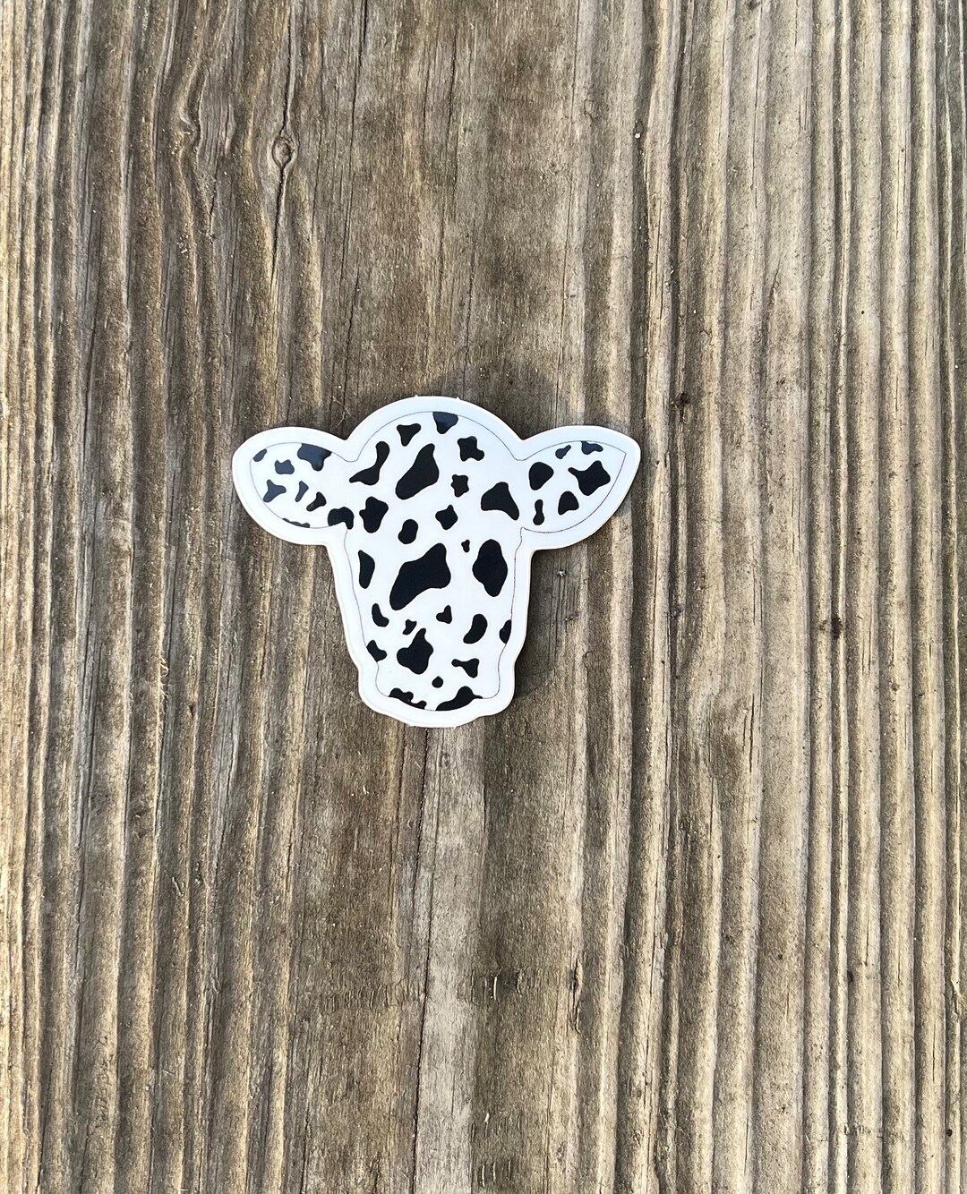 Cow Head Cow Print Sticker - Etsy